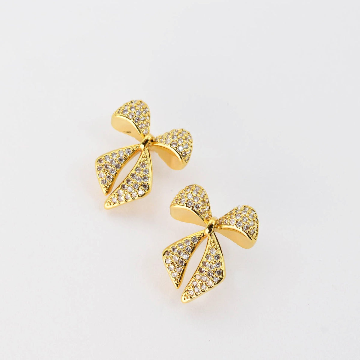 Twinkle Bow Gold Earrings – BuddyLove Clothing Label