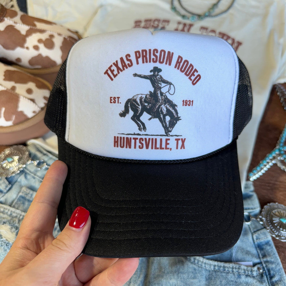 Texas Prison Rodeo Trucker Hat – BuddyLove Clothing Label