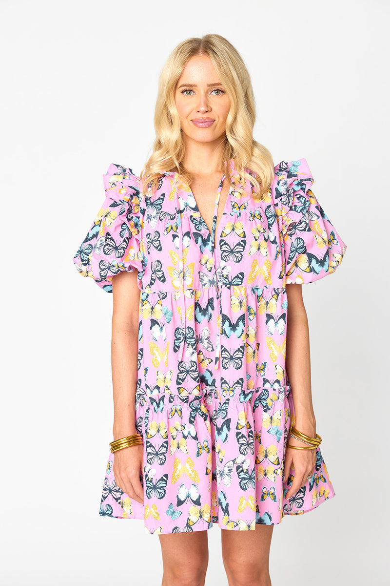 BuddyLove | Ensley Short Dress | Feelin Butterflies – BuddyLove ...