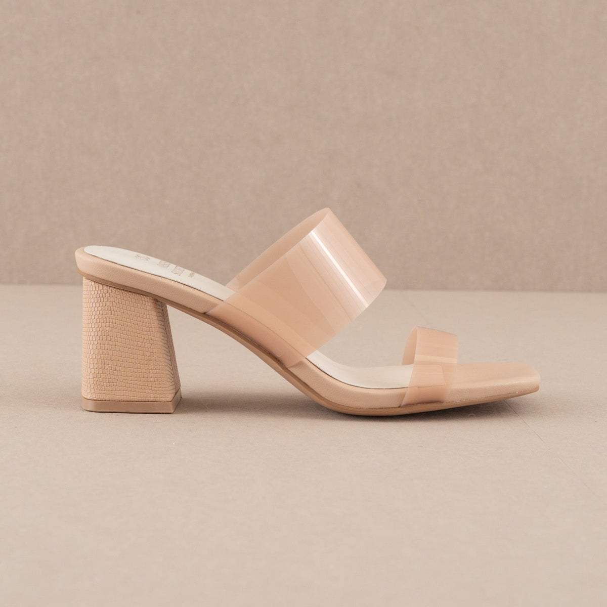 The Bagan | Apricot Transparent Sandal Heel – BuddyLove Clothing Label