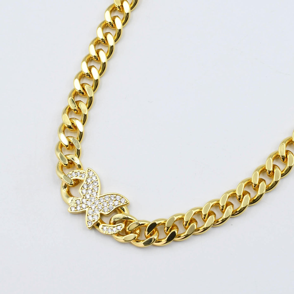 Butterfly Chain Necklace – BuddyLove Clothing Label