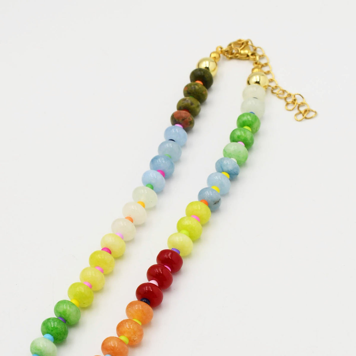 Gemstone Multi Colored Necklace – BuddyLove Clothing Label