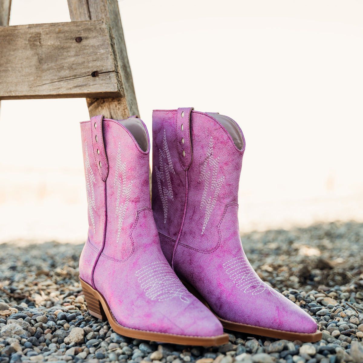 Bowie Metallic Boot in Pink – BuddyLove Clothing Label