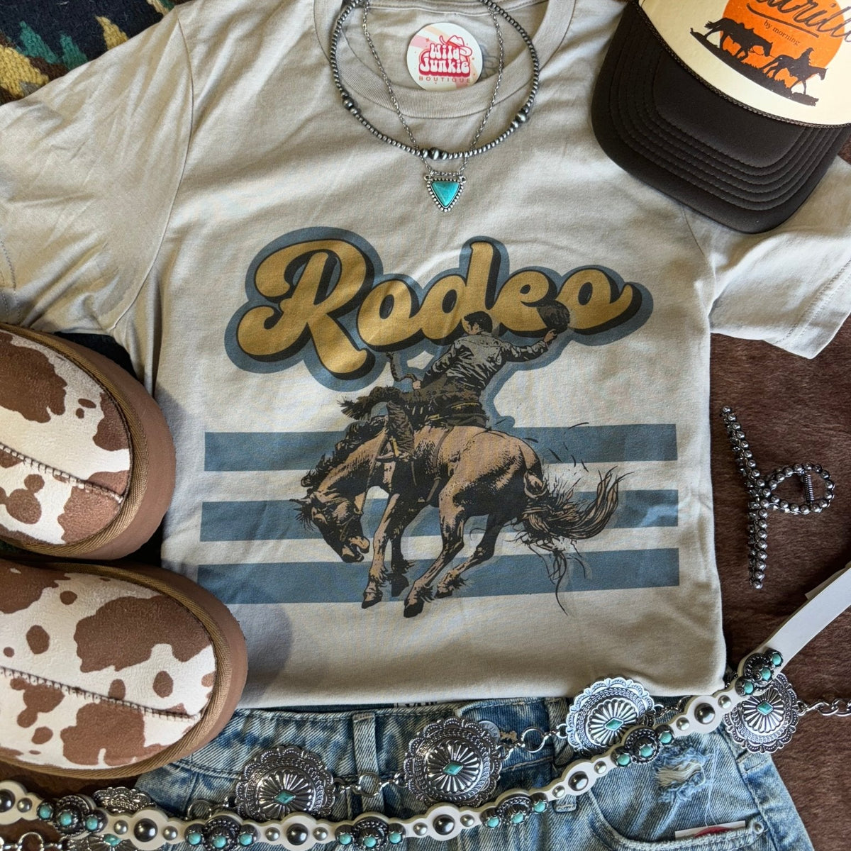 Rodeo Bronc Rider Graphic Tee – BuddyLove Clothing Label